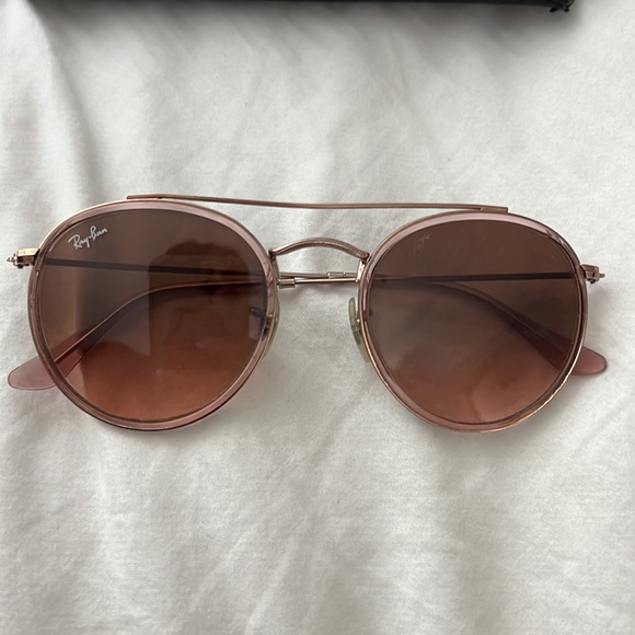 Ray-Ban | Accessories | Rayban Sunglasses In A Nice Soft Pink Color In ...